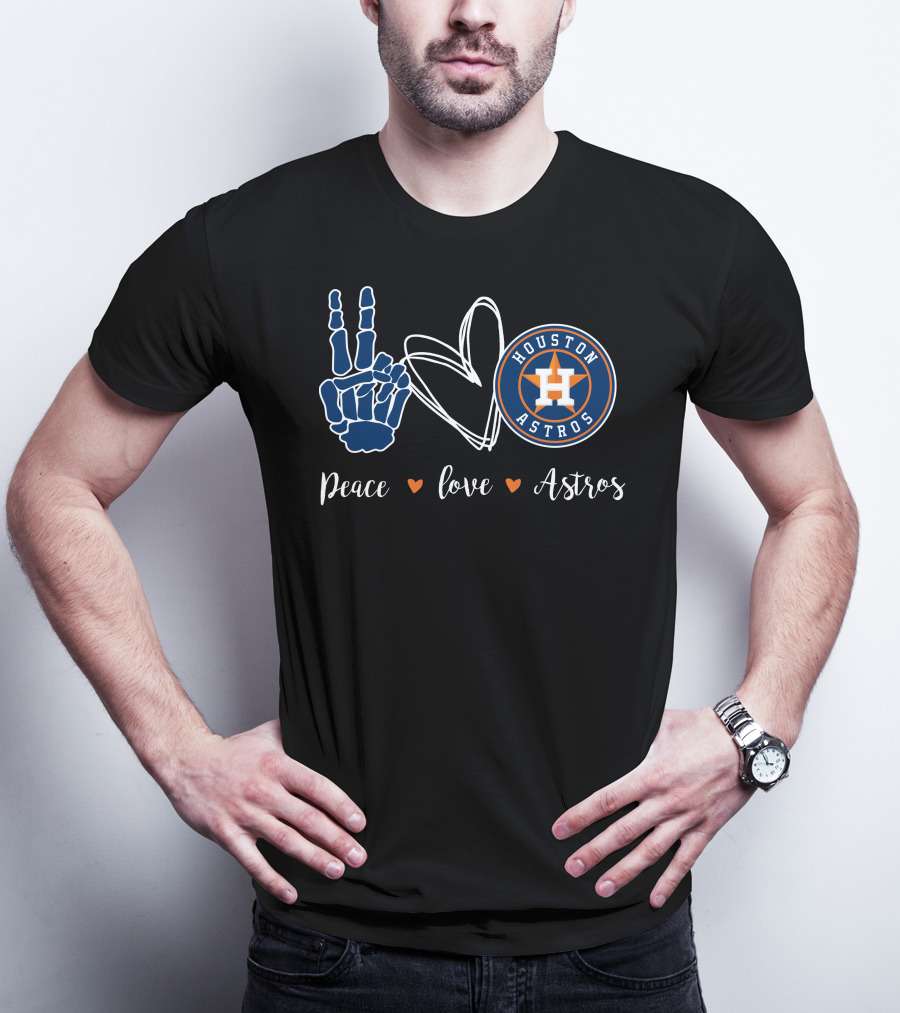Peace Love Houston Astros T-Shirt