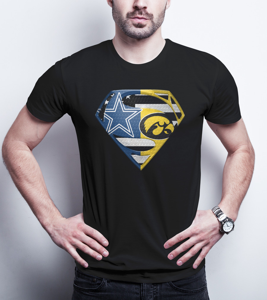 Cowboys Wildcats Superman Iowa T-Shirt