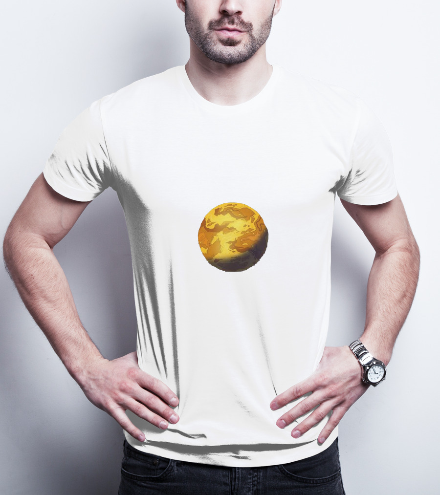 Mootopia Planet Cheese Sphere Block T-Shirt