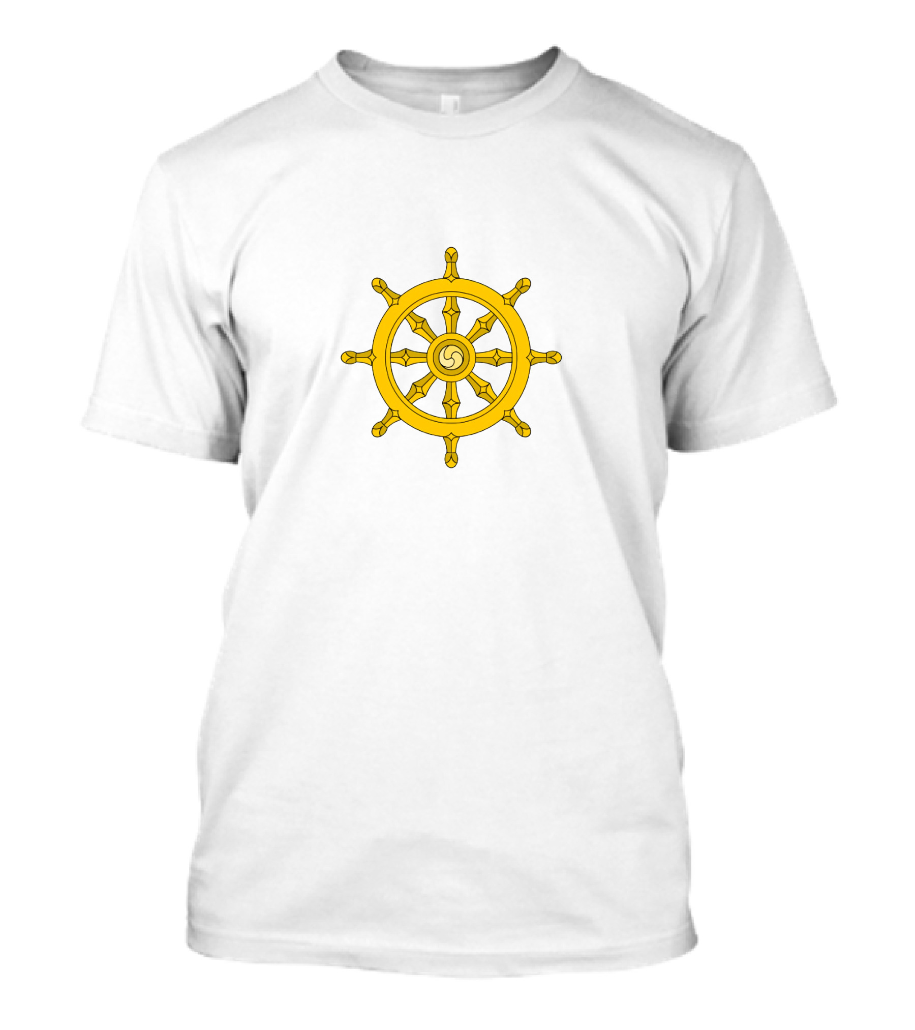 Jhene Aiko Yellow Nautical Wheel T-Shirt