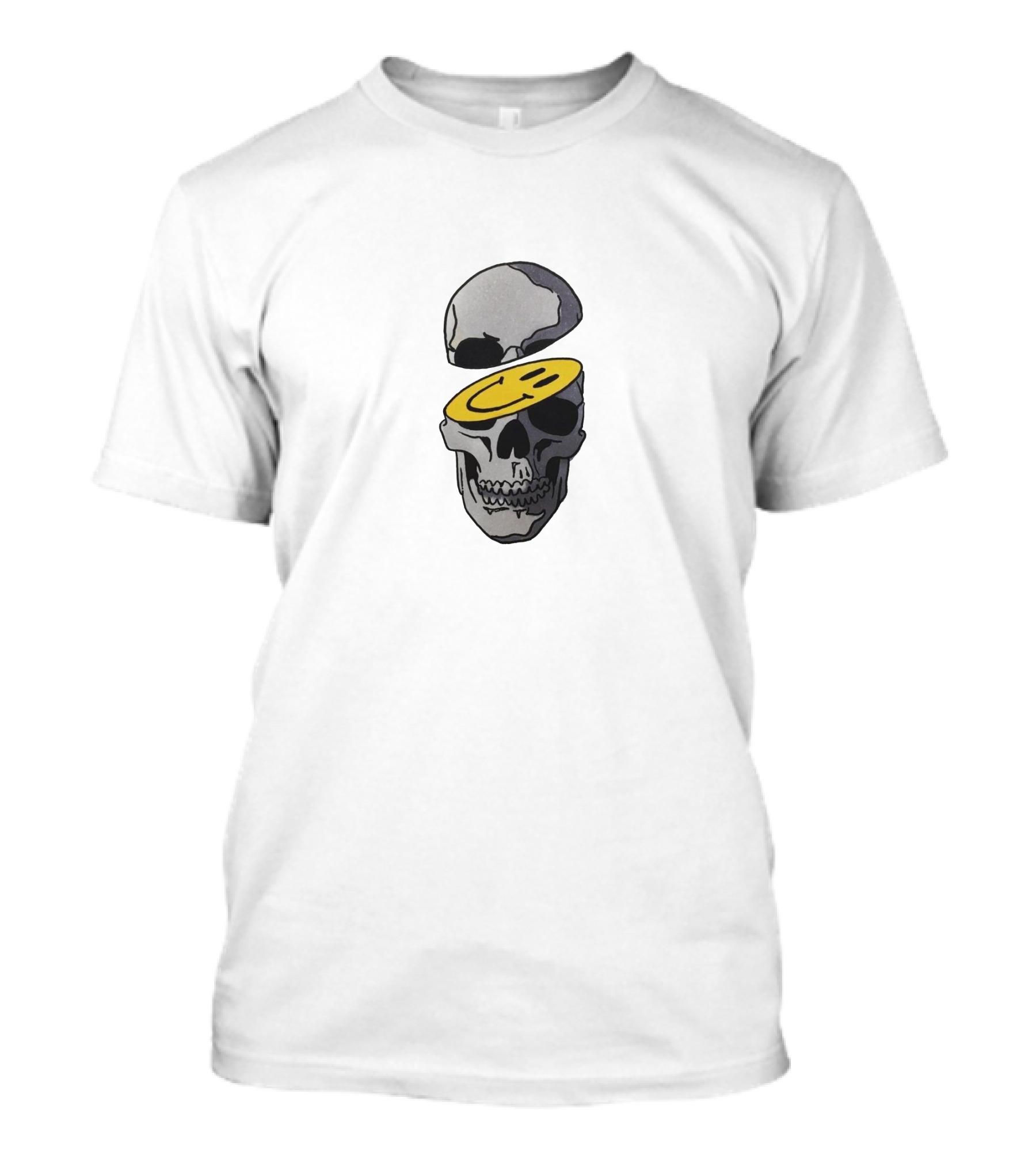 Yungblud Skull With Smiley Face Coin Inside T-Shirt