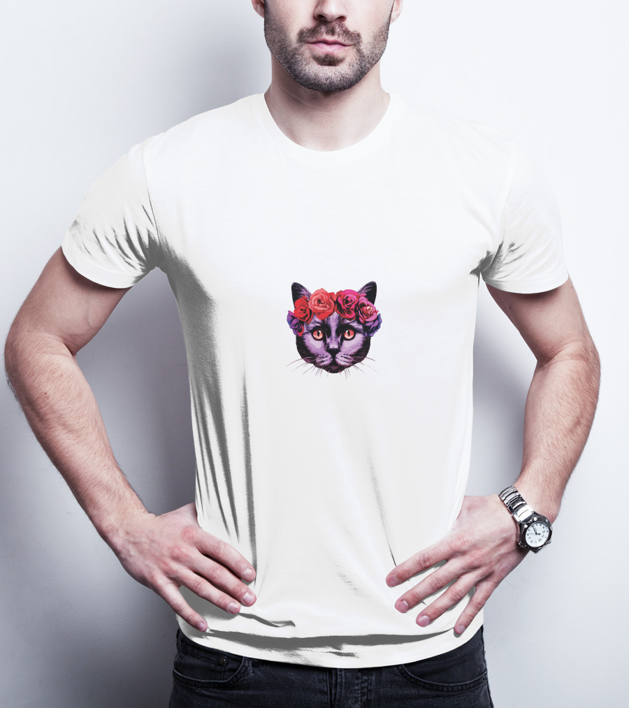Summer Walker Cat With Floral Crown T-Shirt