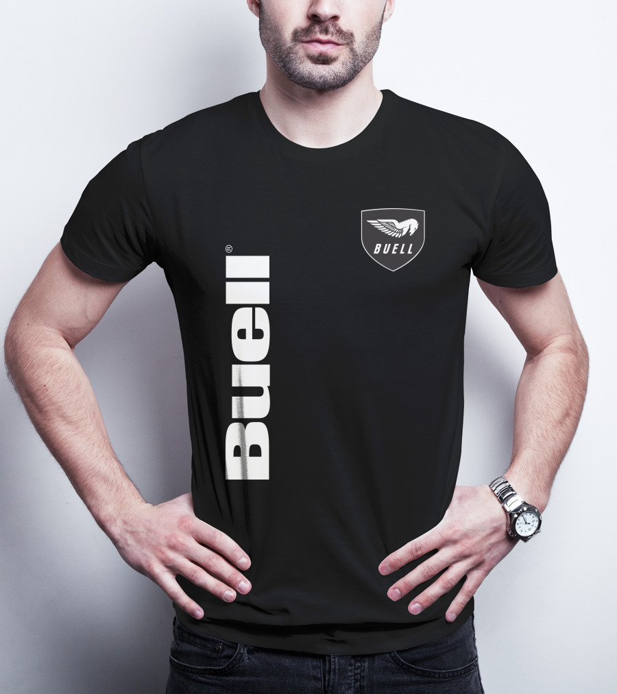 Buell Winged Logo Black T-Shirt