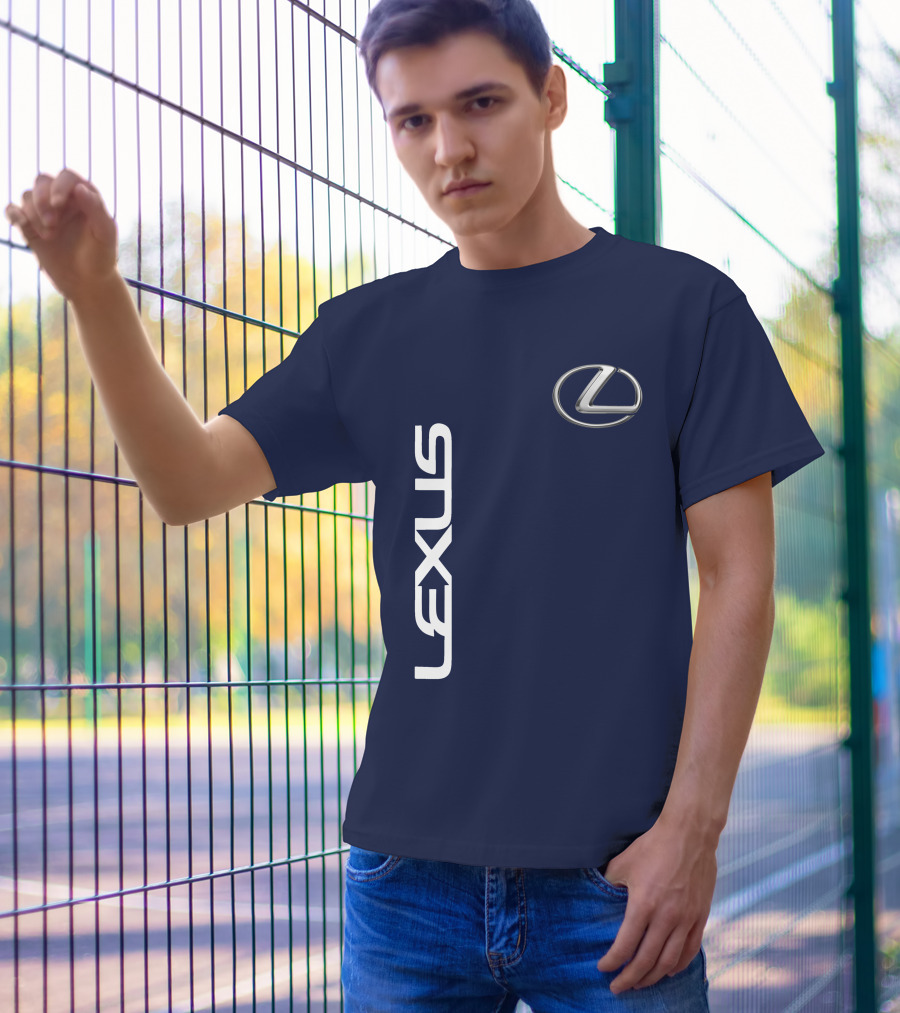 LEXUS Logo Icon Blue Background T-Shirt