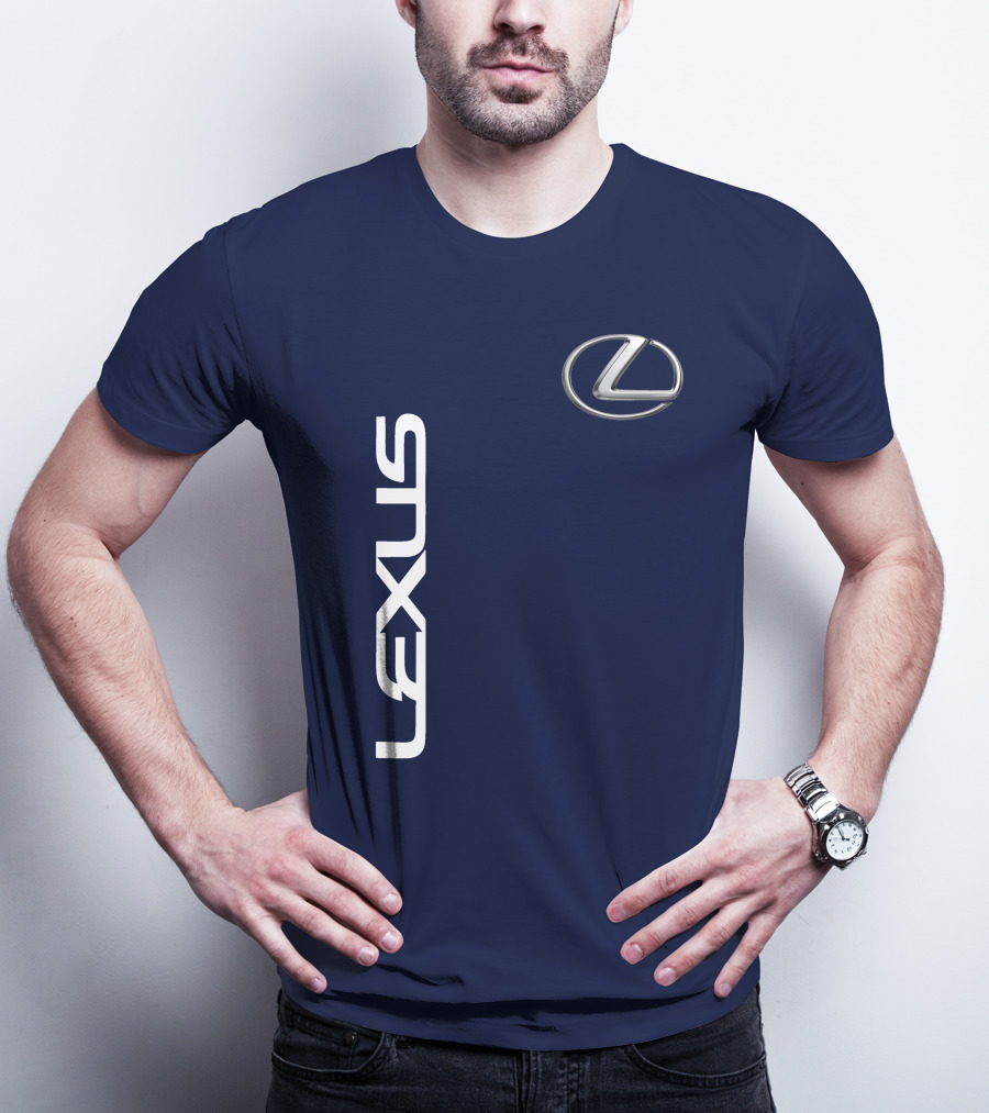 LEXUS Logo Icon Blue Background T-Shirt