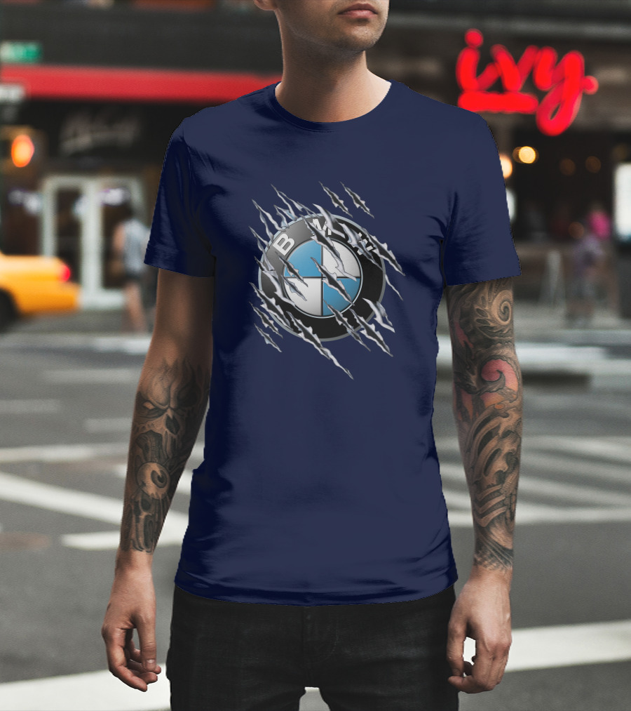BMW Claw Mark Logo Effect T-Shirt