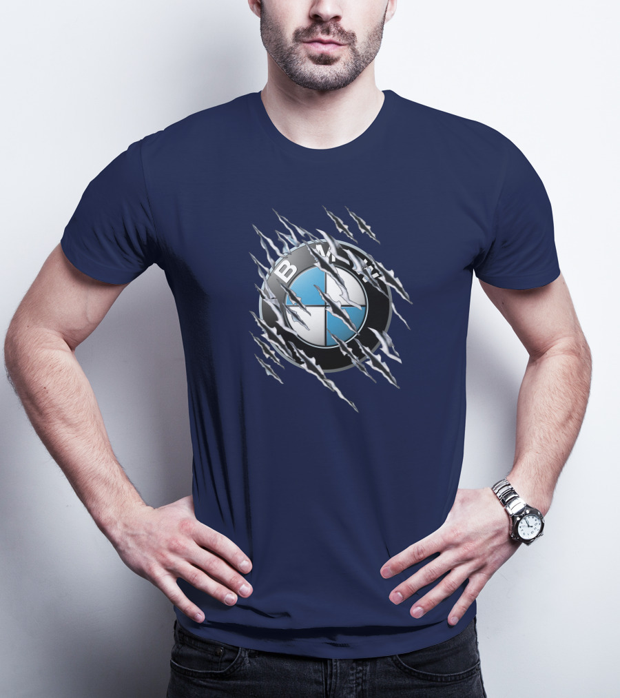 BMW Claw Mark Logo Effect T-Shirt