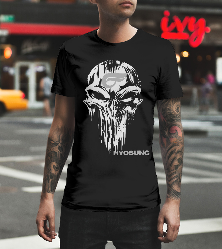 HYOSUNG Skull With Stylized T-Shirt