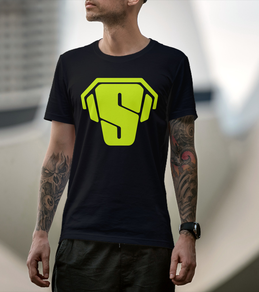 RS Green Iconic Logo S Neon T-Shirt
