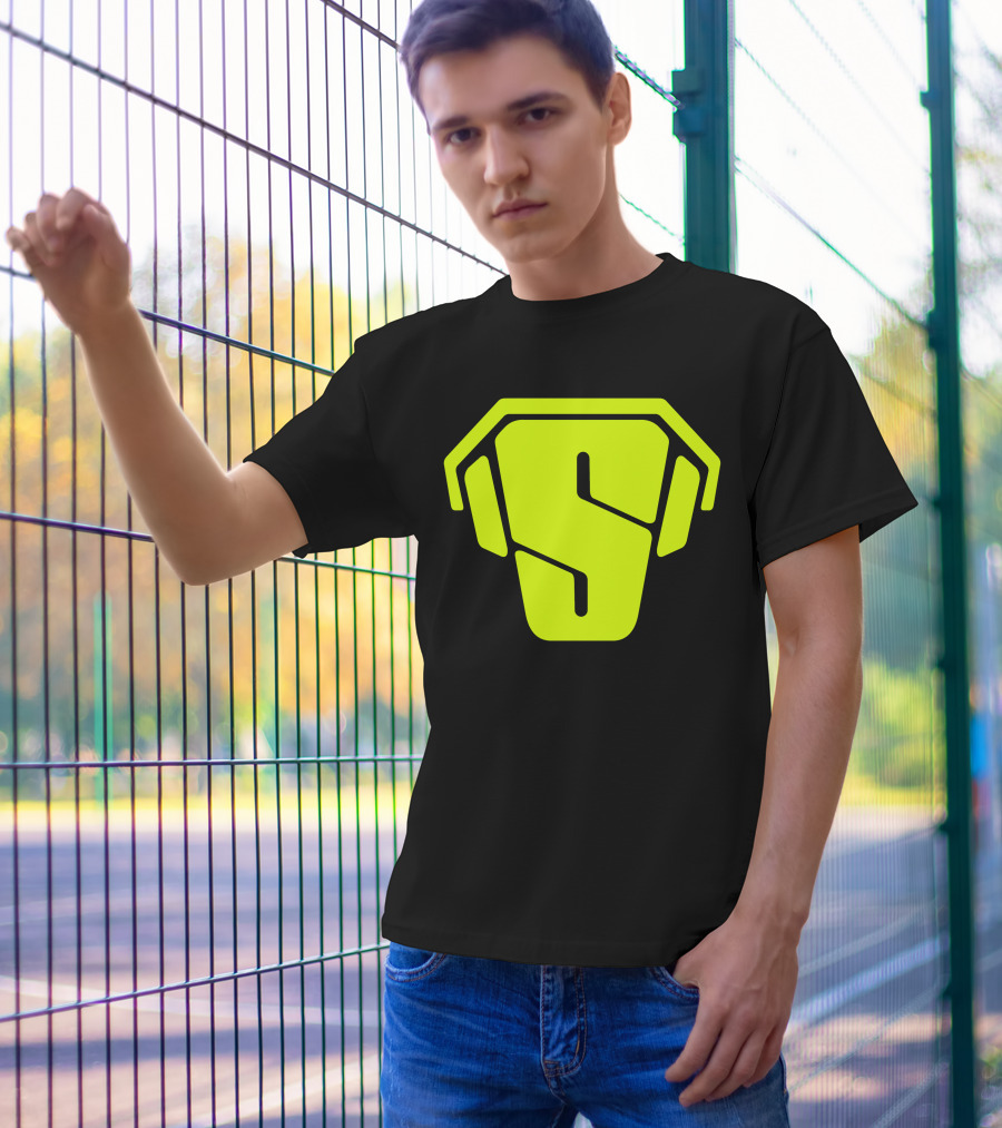 RS Green Iconic Logo S Neon T-Shirt