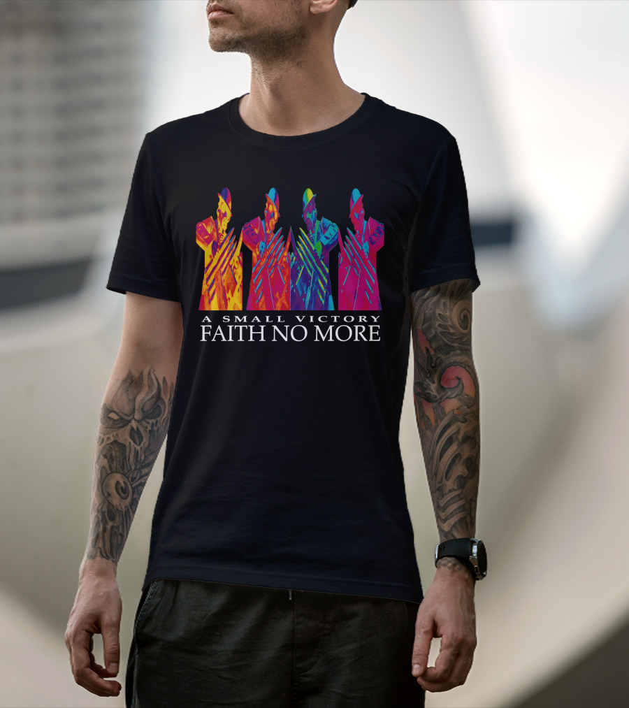 A Small Victory Faith No More Colorful Figures T-Shirt