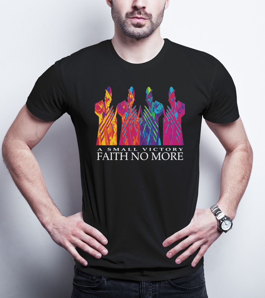 A Small Victory Faith No More Colorful Figures T-Shirt