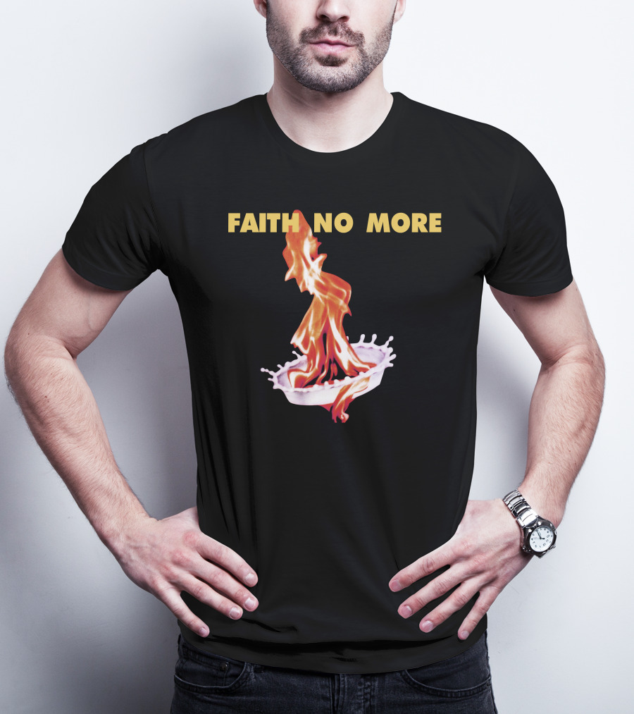Faith No More Flaming Milk Splash T-Shirt
