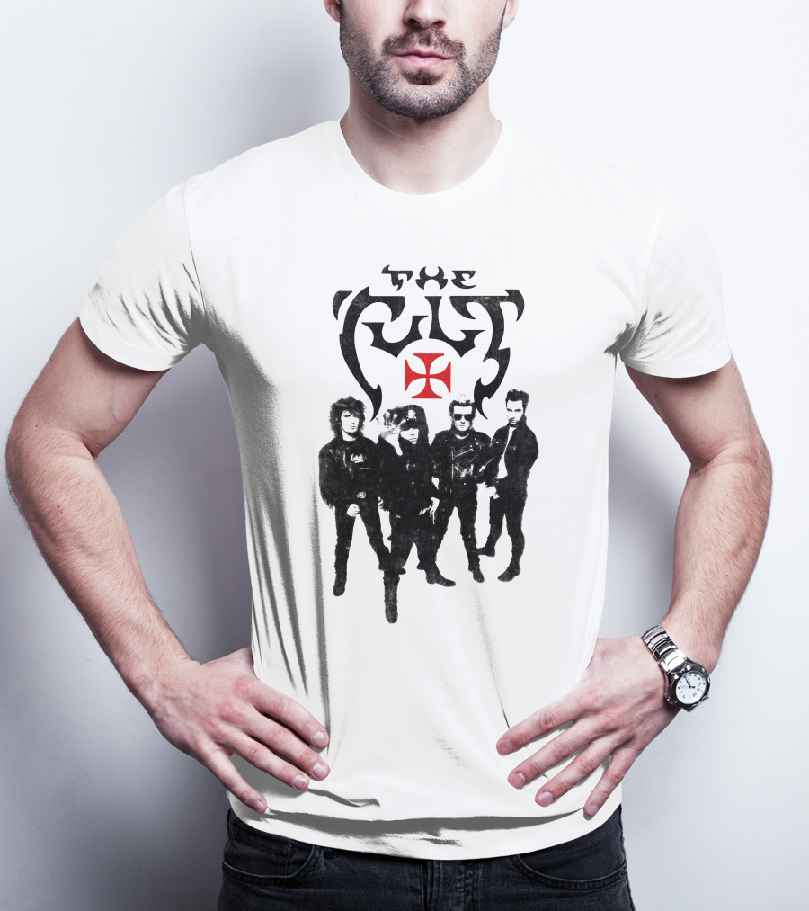 The Cult Band Cross Symbol T-Shirt