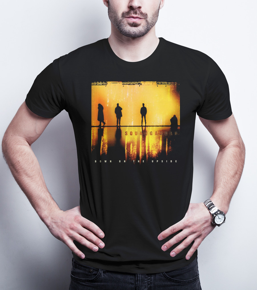 Soundgarden Down On The Upside Silhouettes Reflecting On Stage T-Shirt