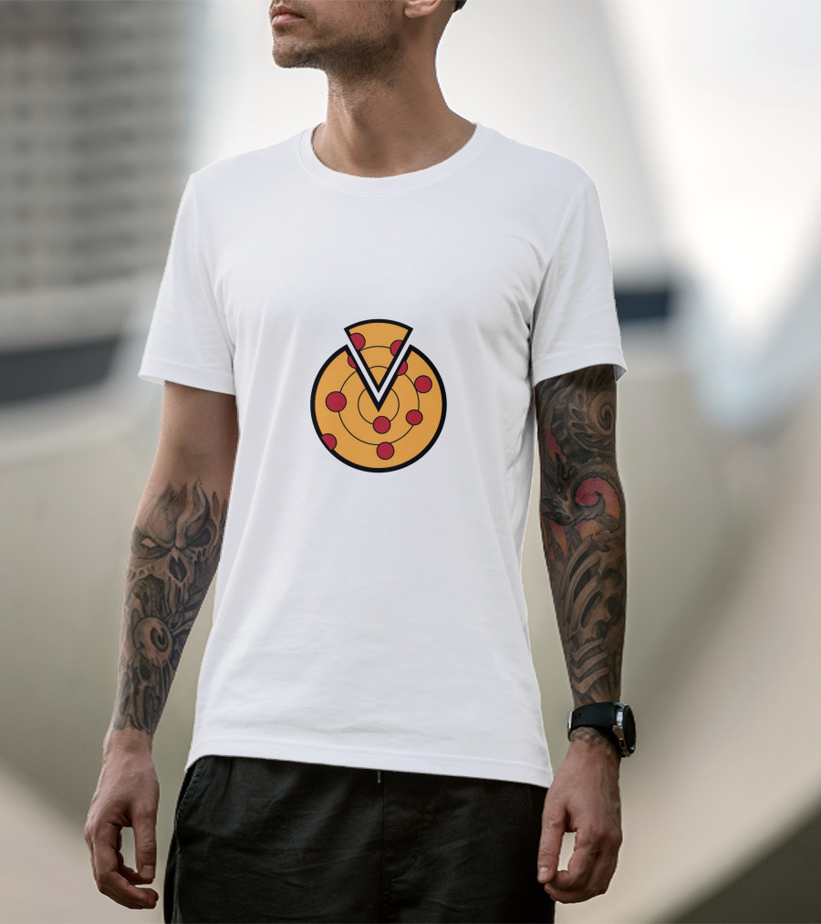 Pizza Target: Slice And Bullseye Fusion T-Shirt
