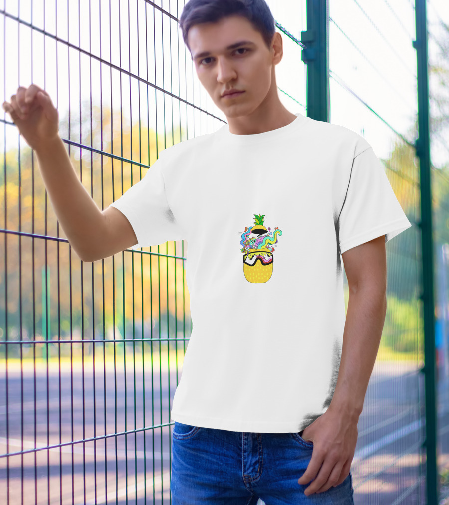 Glass Animals Psychedelic Pineapple Burst T-Shirt