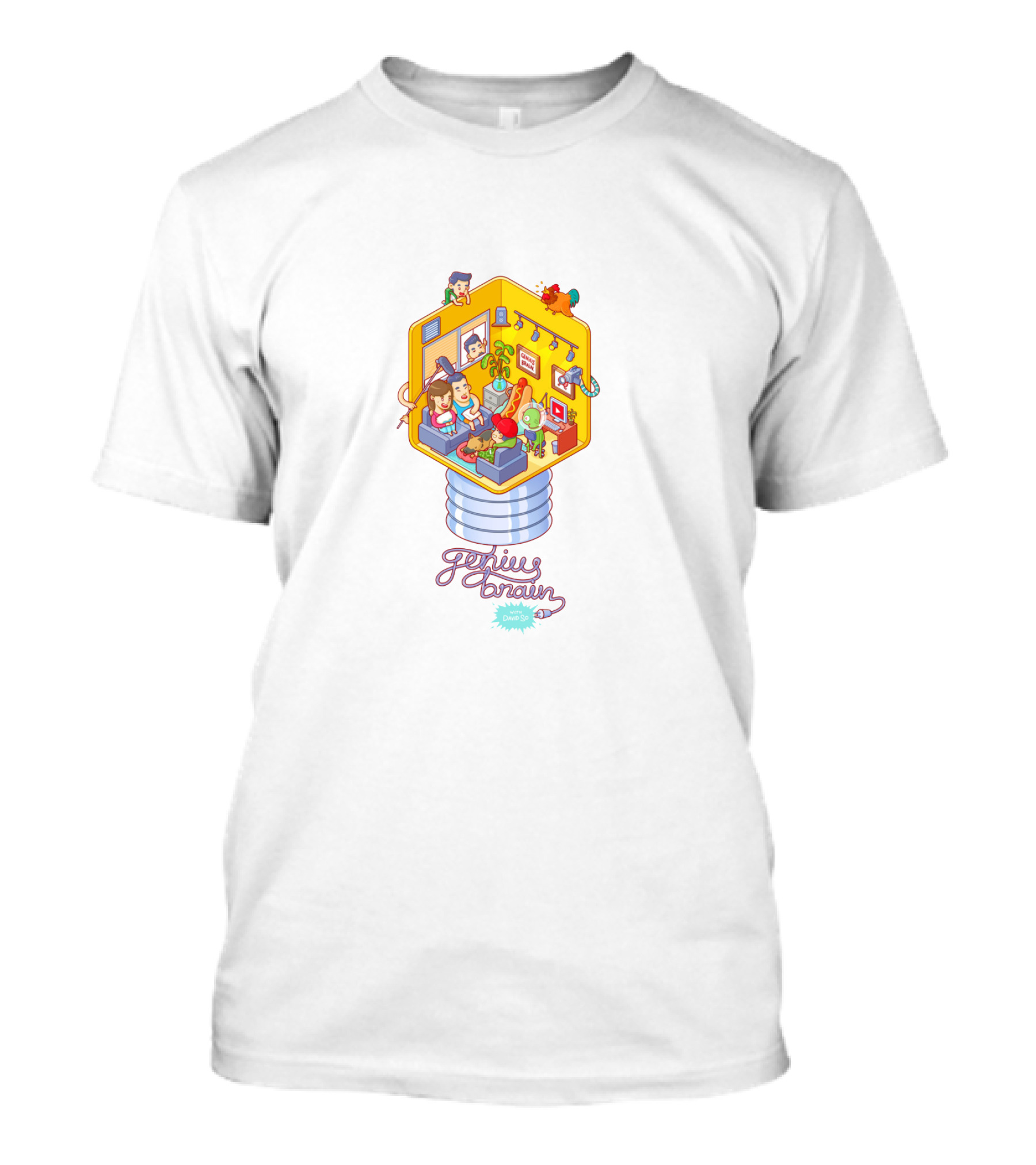 Genius Brain Creative Room T-Shirt