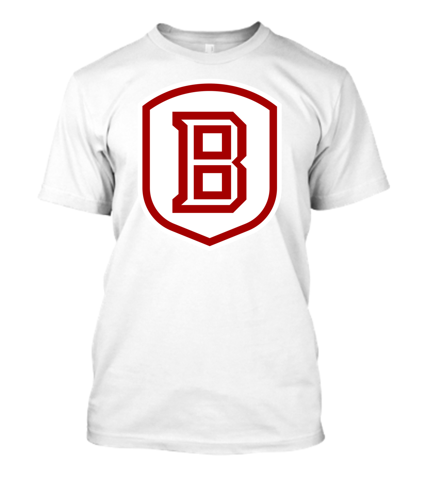 Bradley Braves Shield Emblem B T-Shirt