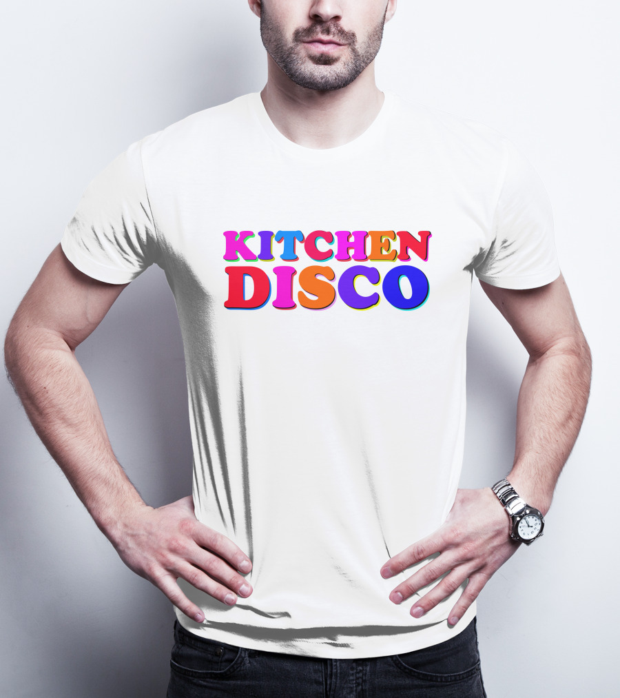 KITCHEN DISCO Colorful Party T-Shirt