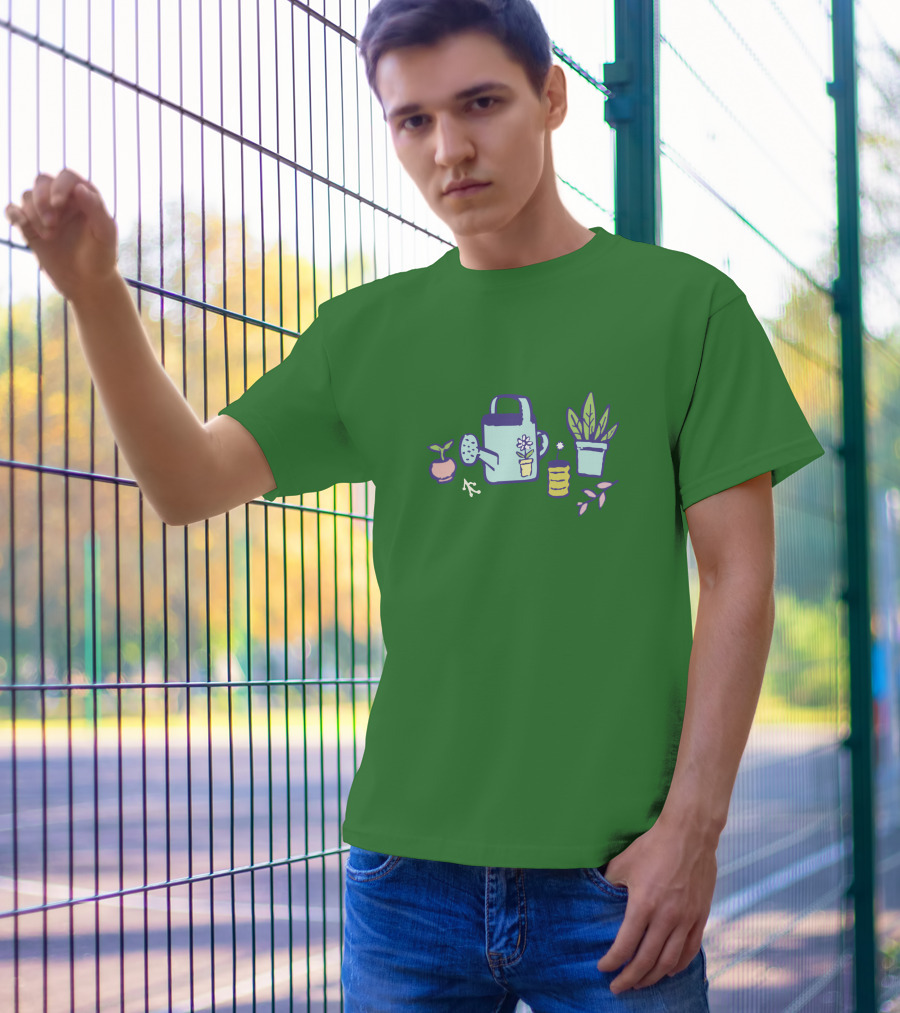 Omocat Merch Omori A Home For Flowers Watering Can Plant Pots T-Shirt