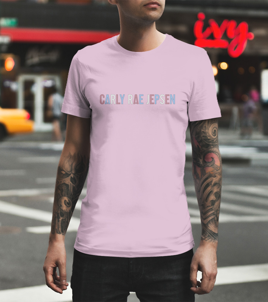 Carly Rae Jepsen Merch Pastel Text Design CarlyRaeJepsen T-Shirt