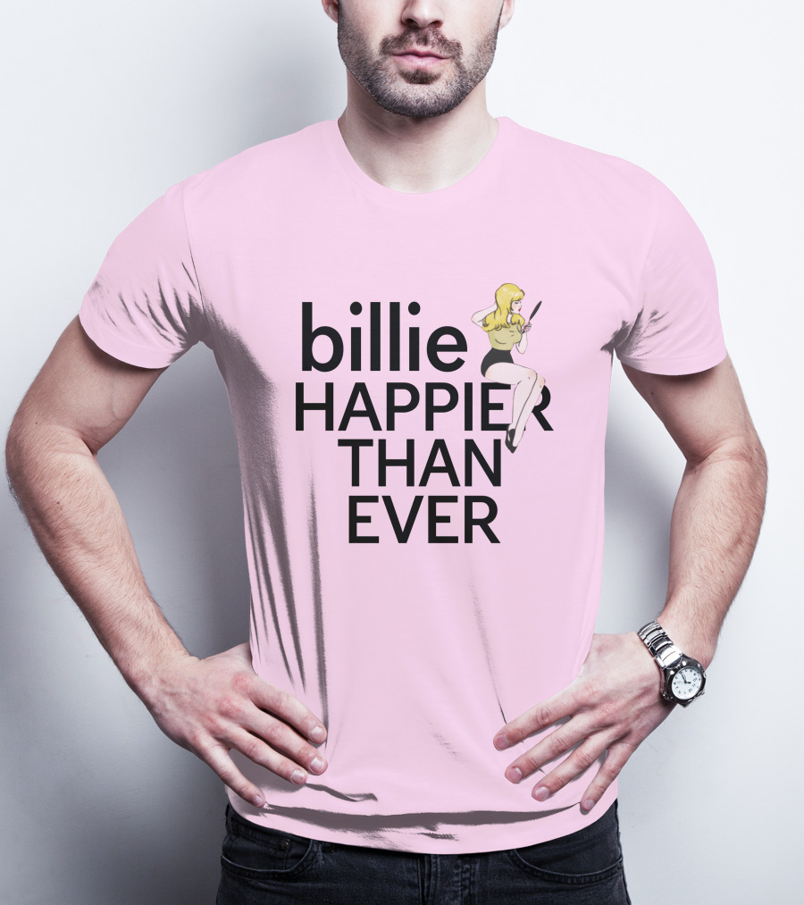 Billie Eilish Happier Than Ever Pretty Boy Merch T-Shirt