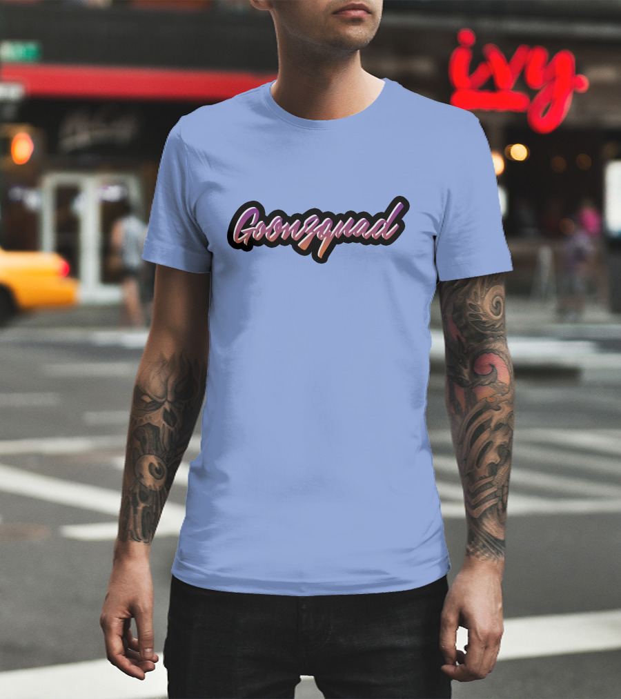 Goonzquad Retro Style Text Gradient T-Shirt