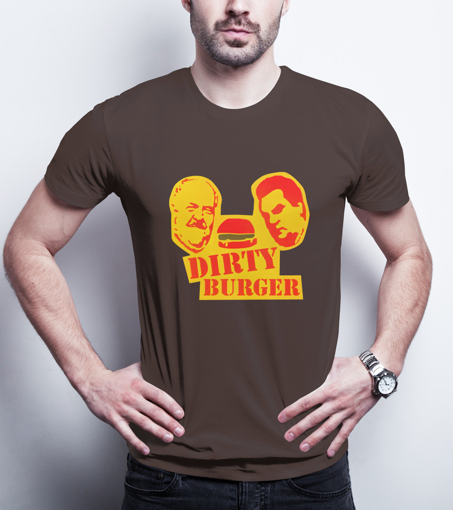 Trailer Park Boys Dirty Burger Merch Faces And Burger T-Shirt