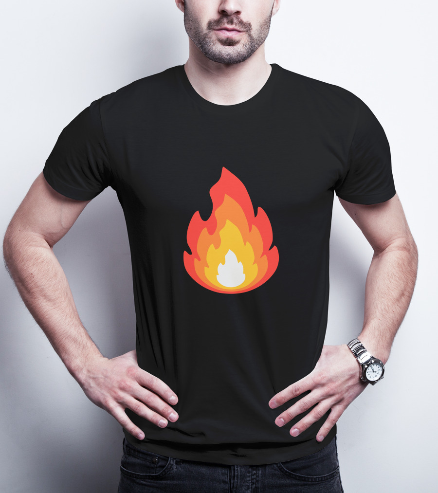 Sapnap Layered Fire Flame T-Shirt