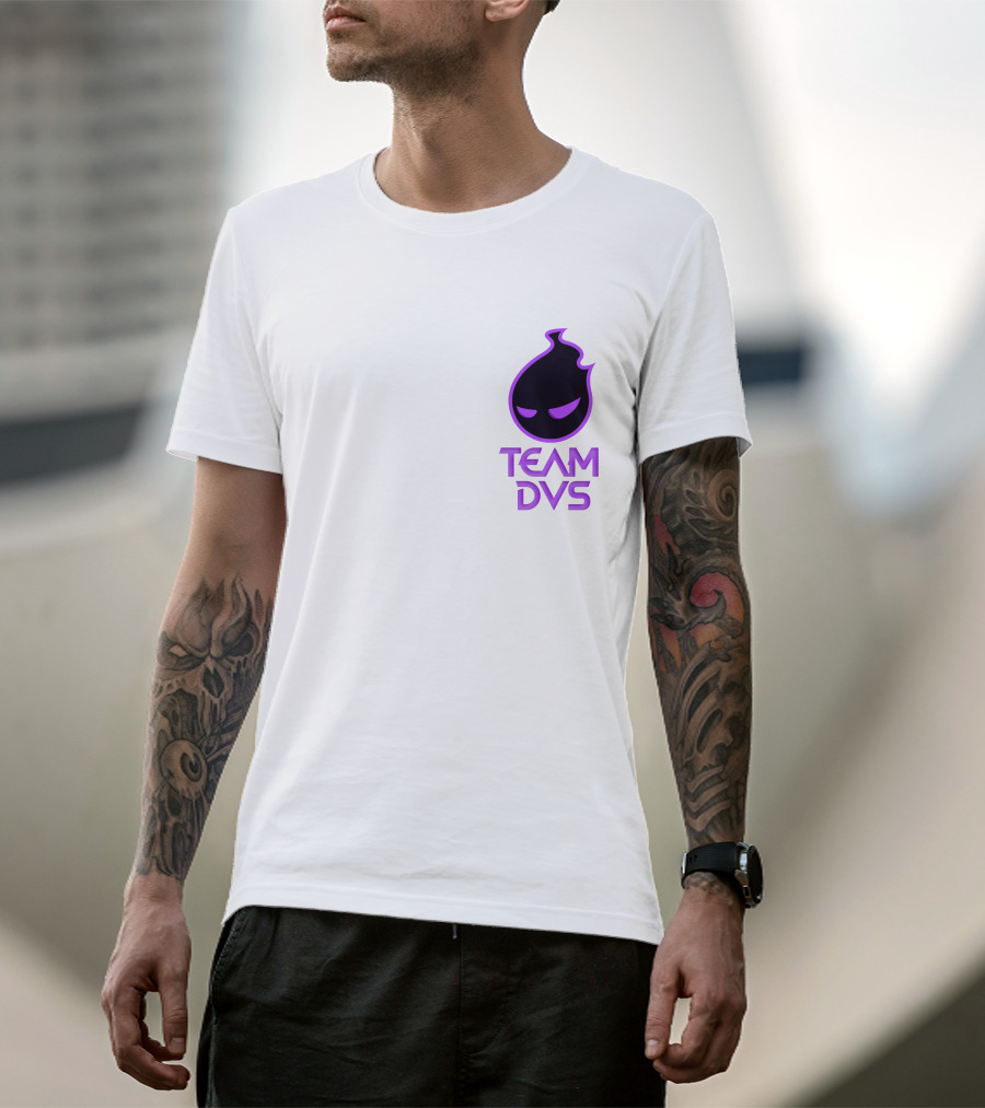 Team DVS Purple Flame Icon T-Shirt