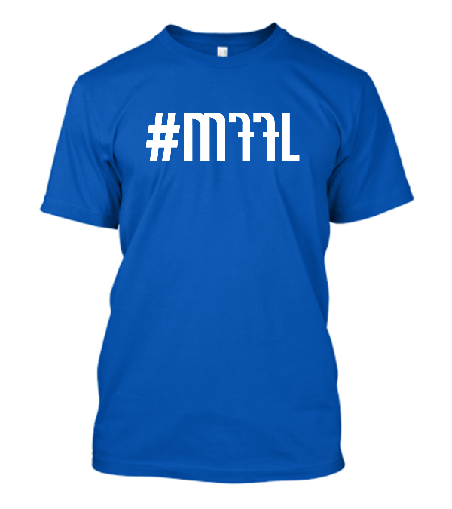 Dallas Mavericks MFFL Playoff Hashtag Blue Fan Gear T-Shirt