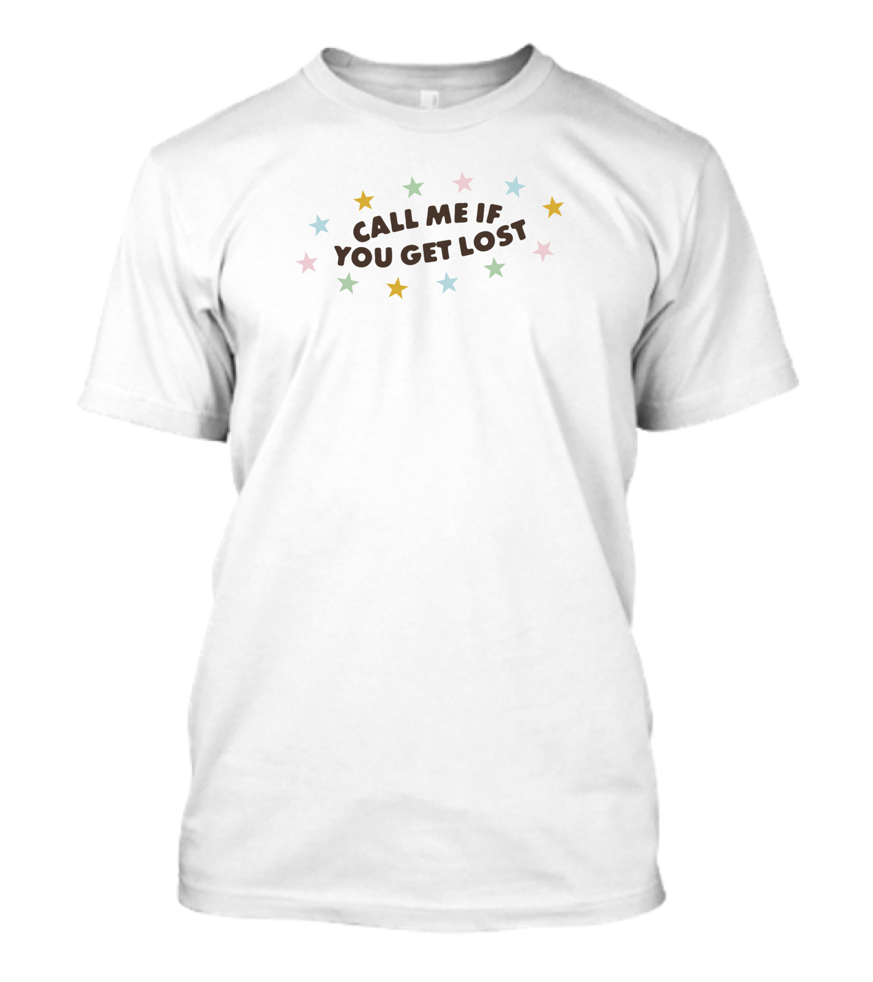 Call Me If You Get Lost Merch Star Stamp Cmiygl Multicolor Stars T-Shirt