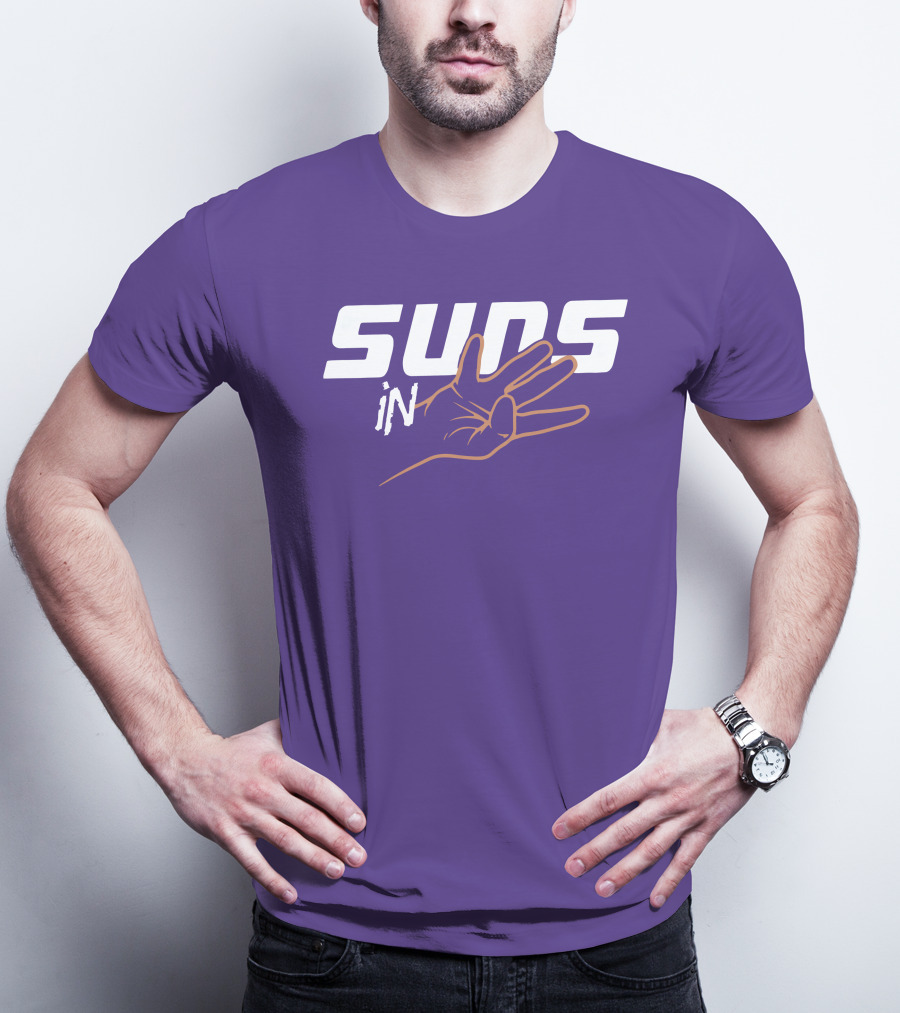 Suns In Three Hand Gesture Purple T-Shirt