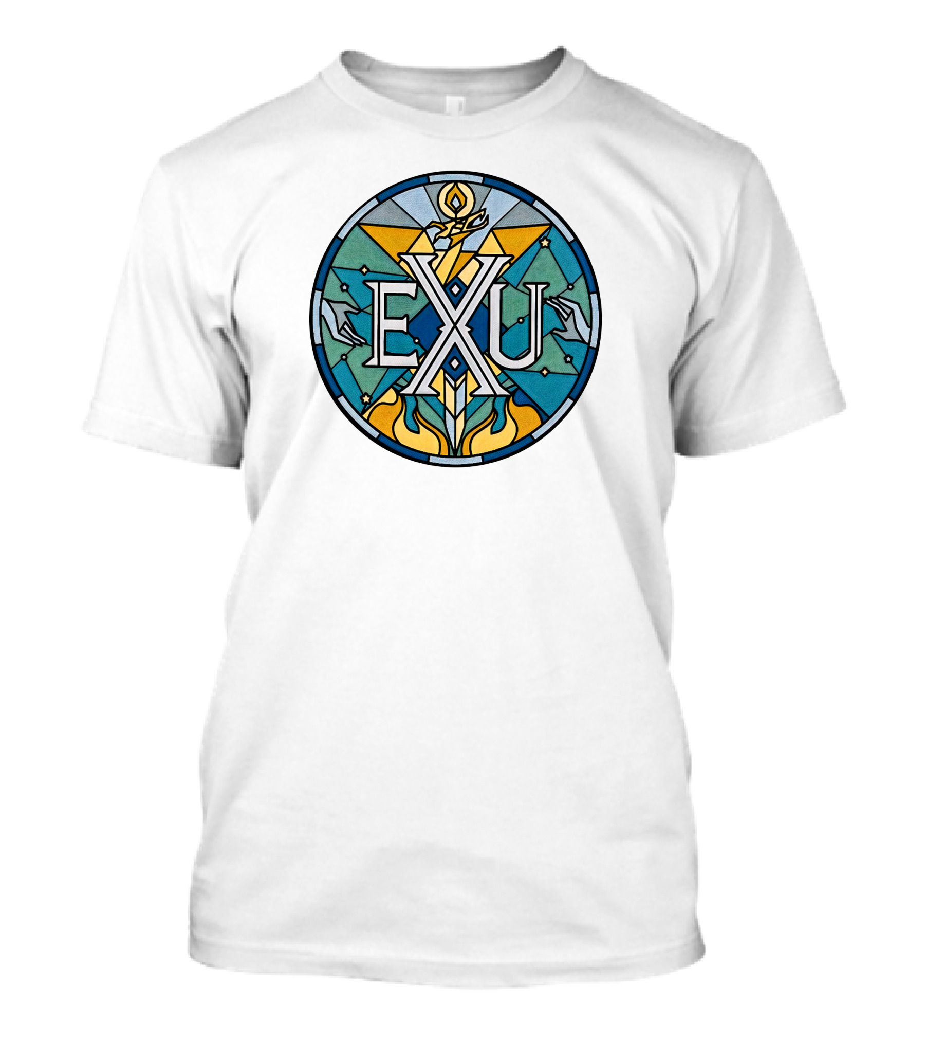 Critical Role Exandria Unlimited EXU Stained Glass T-Shirt