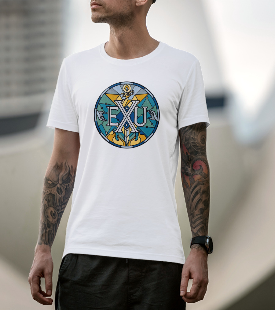 Critical Role Exandria Unlimited EXU Stained Glass T-Shirt