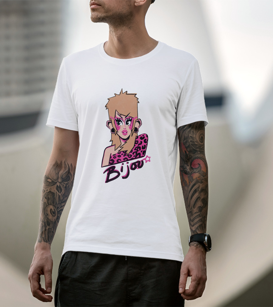 Bijou's Shop Let's Rock Retro Glam Rock T-Shirt