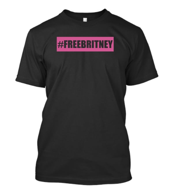 FreeBritney Bold Pink Hashtag Movement T-Shirt