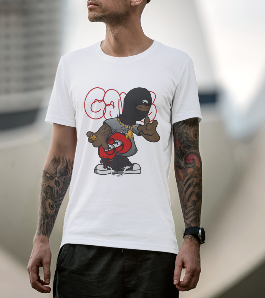 Glo Gang Character With Tattoo And Sneaker T-Shirt