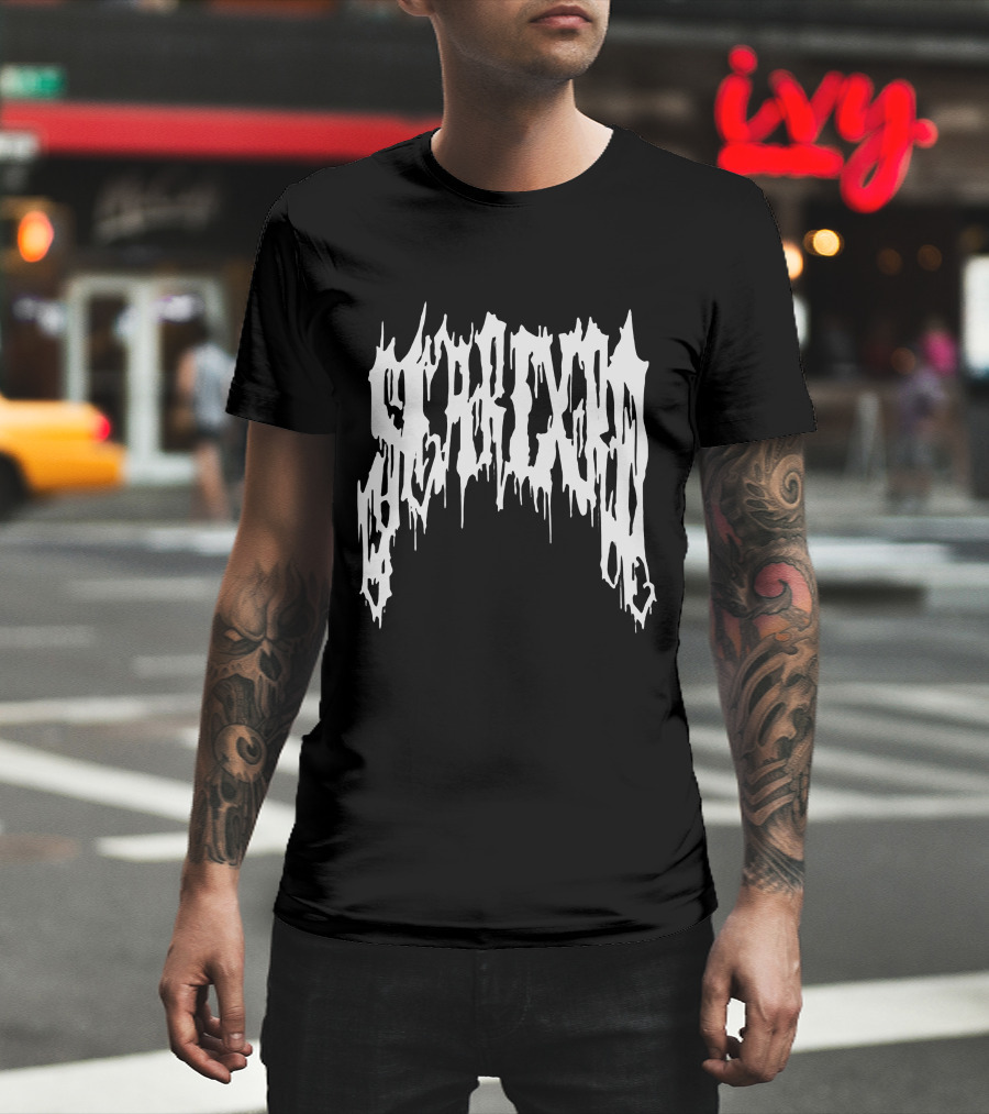Scarlxrd Merch Metal Iconic Dripping Font T-Shirt
