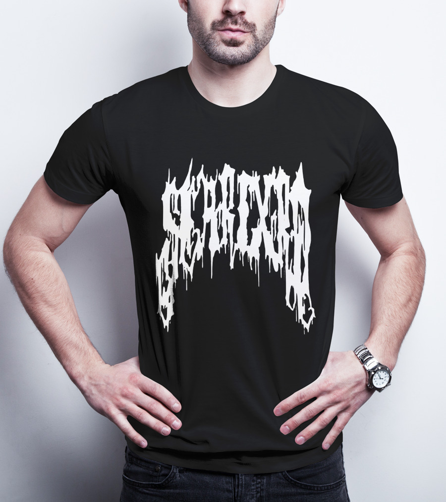 Scarlxrd Merch Metal Iconic Dripping Font T-Shirt