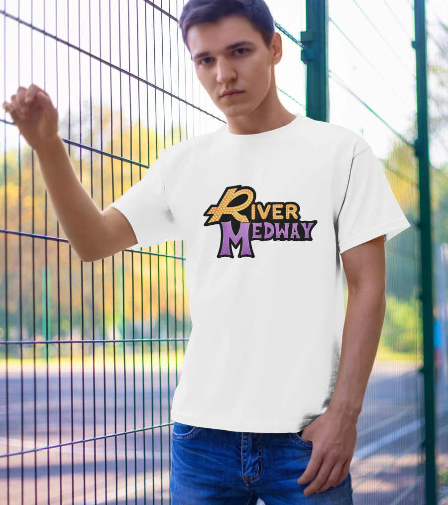River Medway Merch Shop Bold Lettering T-Shirt