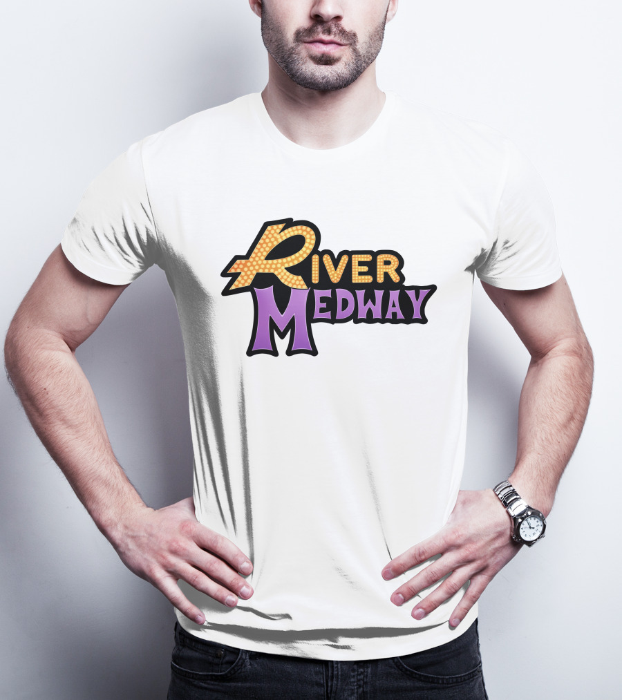 River Medway Merch Shop Bold Lettering T-Shirt
