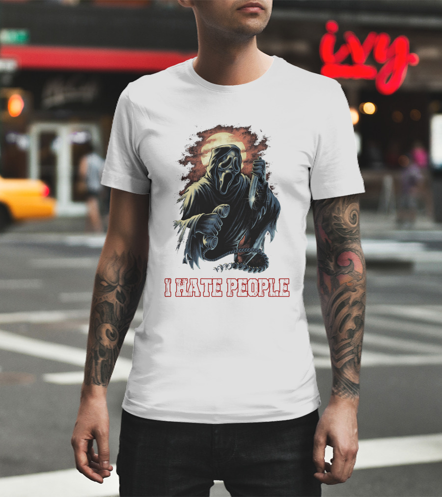 Ghostface I Hate People T-Shirt
