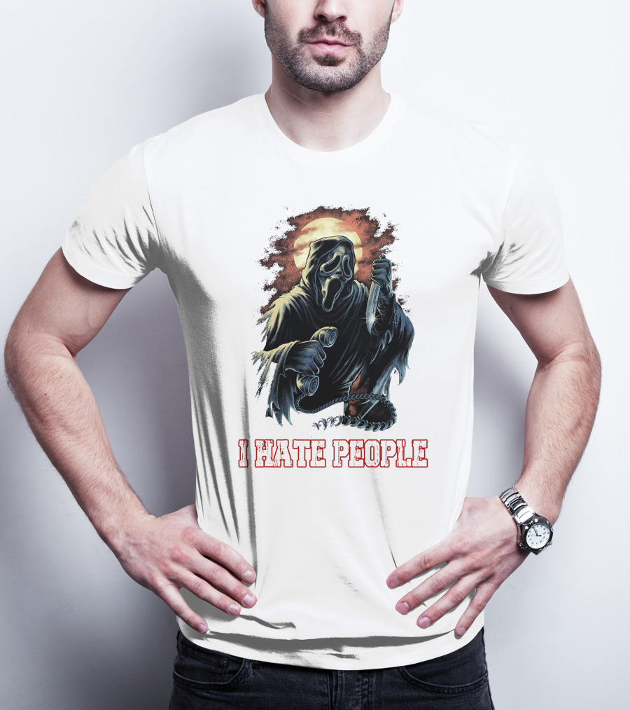 Ghostface I Hate People T-Shirt