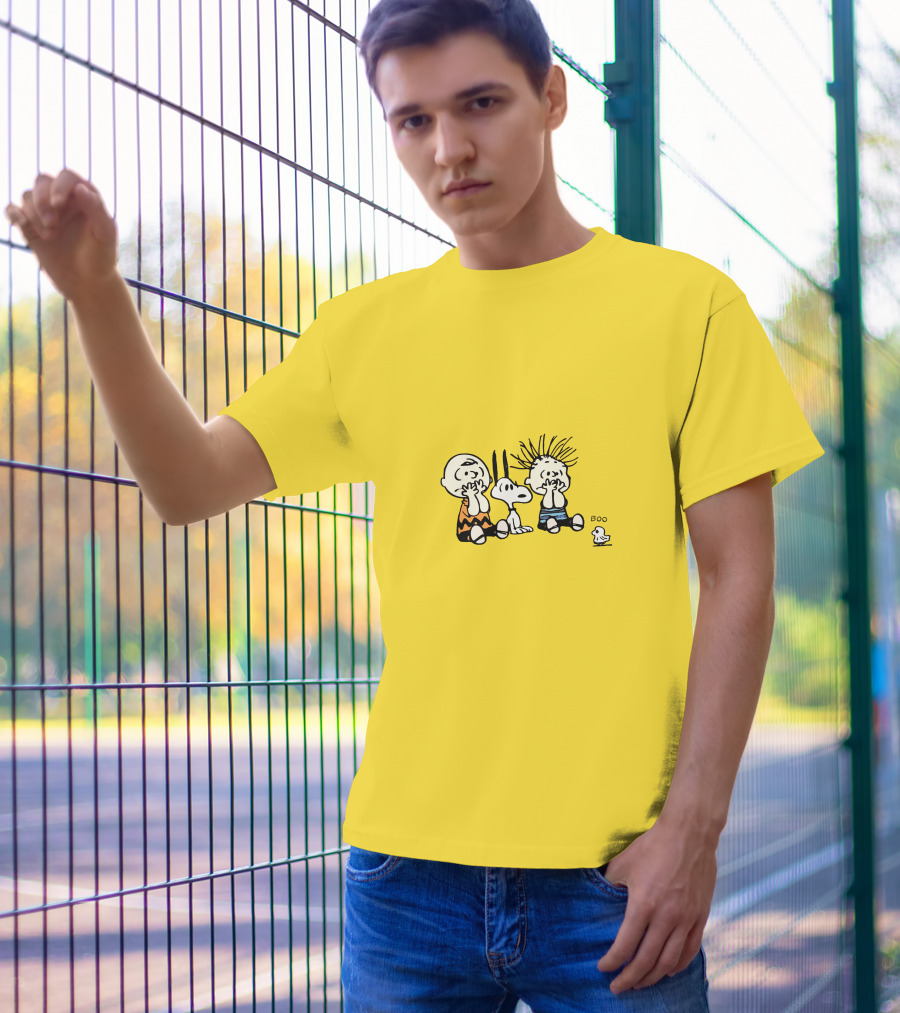 Snoopy Boo Peanuts Charlie Brown Woodstock Collection T-Shirt