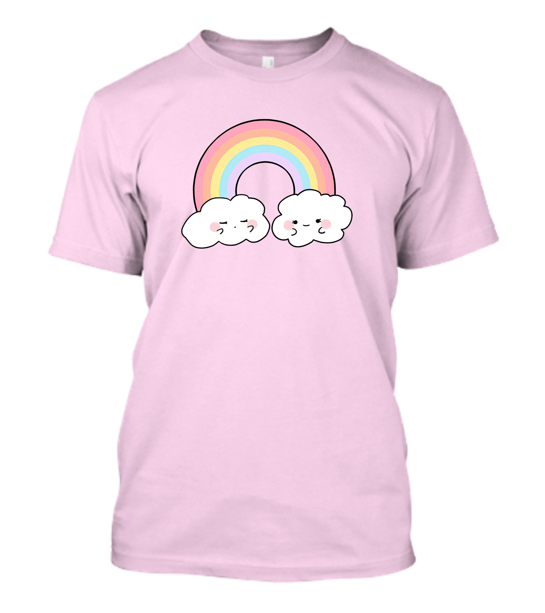 It's Akeila Merch Pastel Rainbow With Clouds T-Shirt