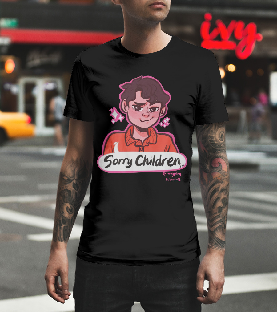Sorry Children Uncle Roger Merch By MrNigelNG X TidbitsCHOI T-Shirt