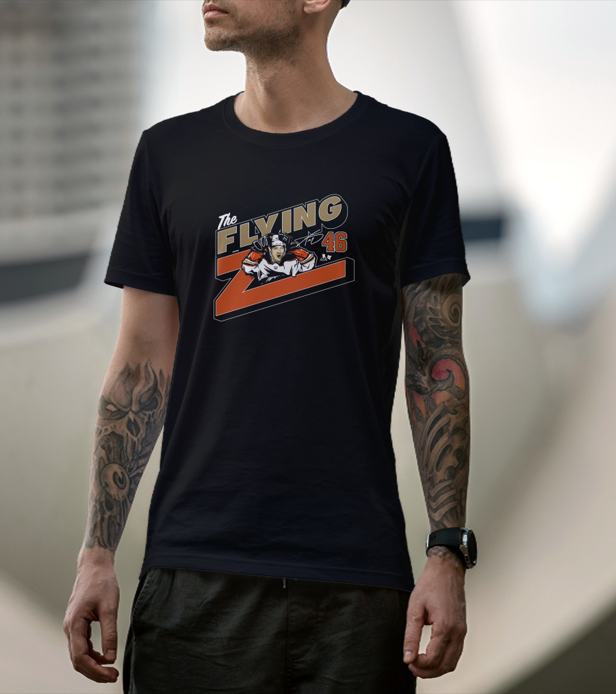 The Flying Z Trevor Zegras 46 Hockey Player T-Shirt