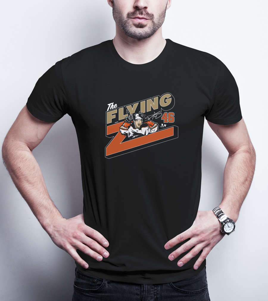 The Flying Z Trevor Zegras 46 Hockey Player T-Shirt